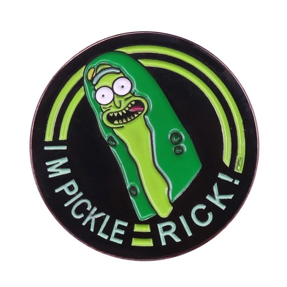Jewelry | Rick And Morty Pickle Rick Enamel Pin | Poshmark